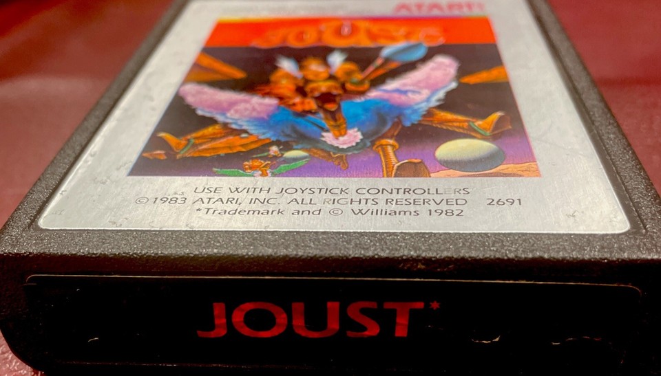 Joust (Atari 2600, 1983) Tested / Cleaned / Working Great! | eBay