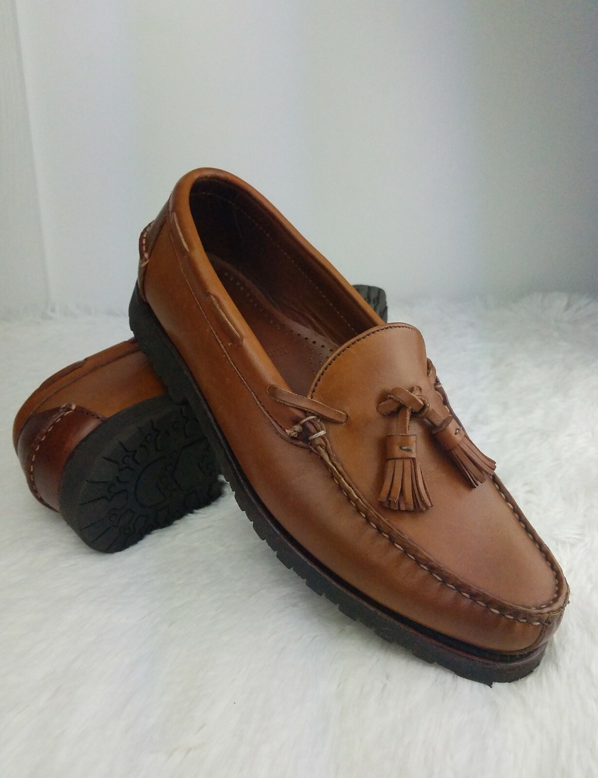 Allen Edmonds Kingsfield Penny Loafers Tasseled Brown Leather Men's ...