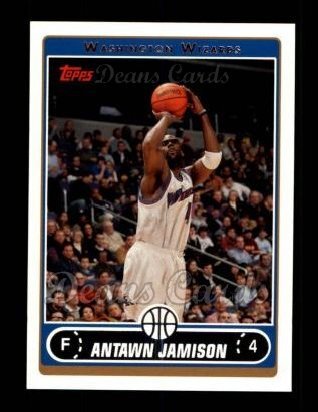 2006 Topps #169 Antawn Jamison Wizards North Carolina 8 - NM/MT | eBay