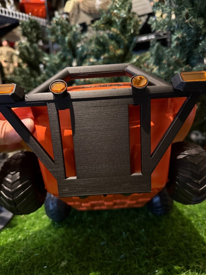 Custom Gi Joe Adventure Team ATV Front Bumper Bar w/Headlights - 3D ...