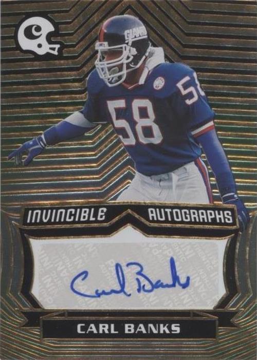 2021 Panini Chronicles - Invincible Autographs Carl Banks #INV-CBA (AU ...