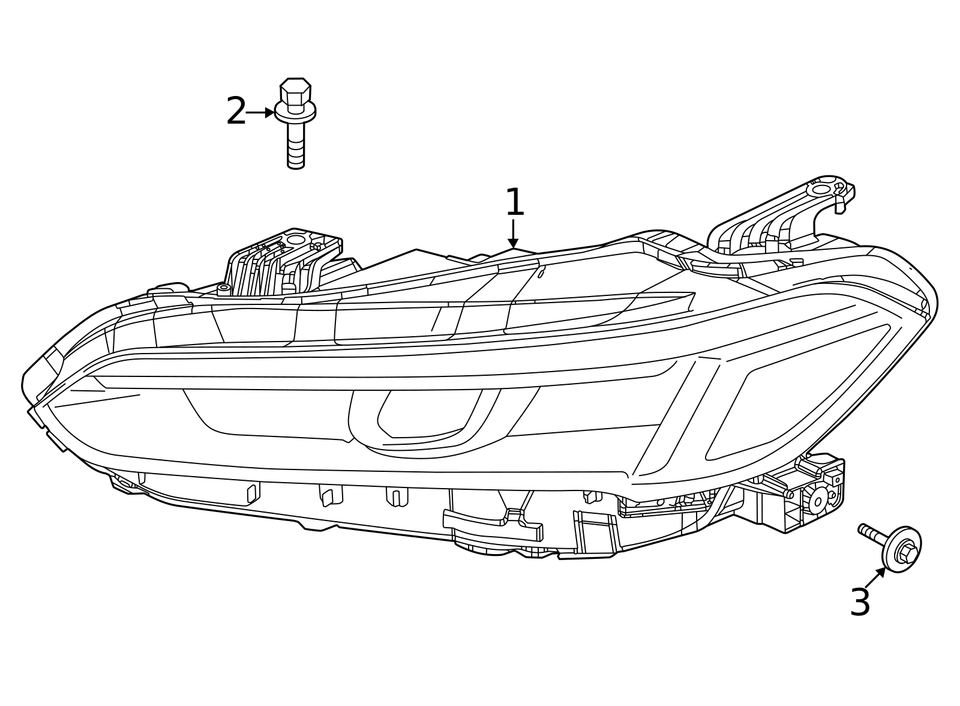 Genuine Honda W Headlight Assembly L 33150-T20-A52 | eBay