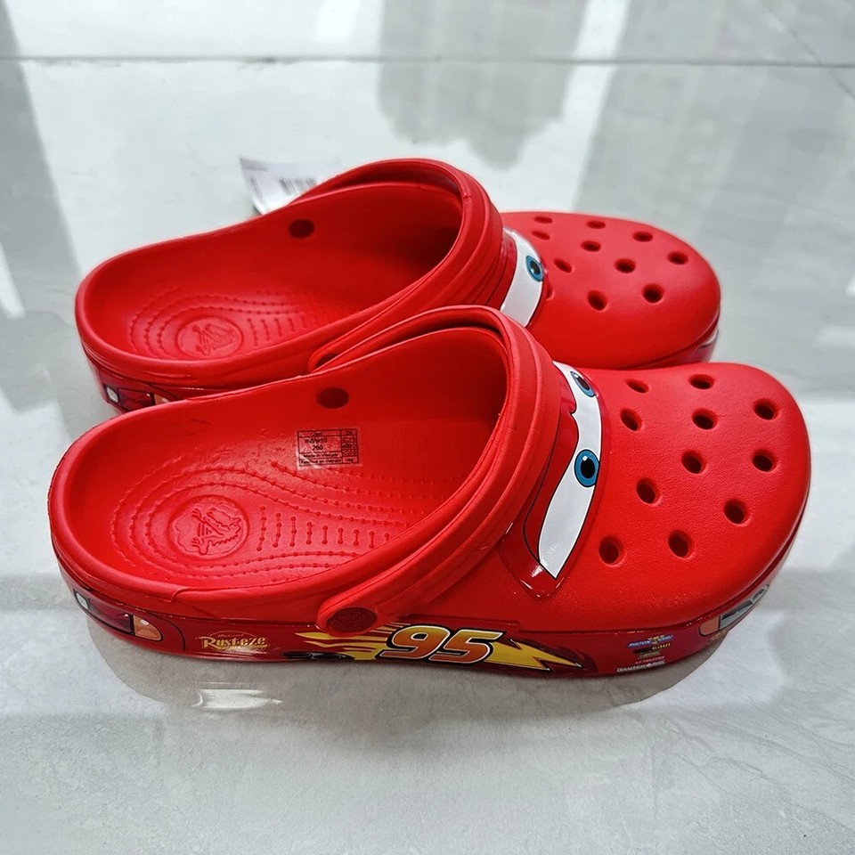 Lightning McQueen Crocs Clogs Light Up Unisex Kids/Adults Disney Cars ...