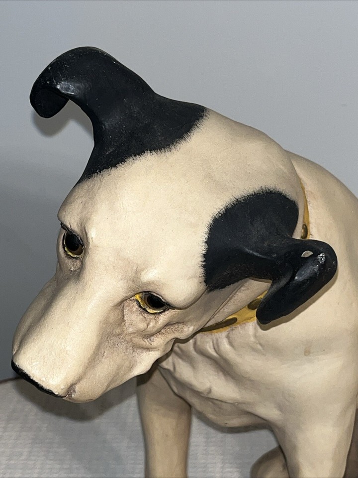 RCA VICTOR NIPPER DOG His Masters Voice Old Record Store Display Sign ...