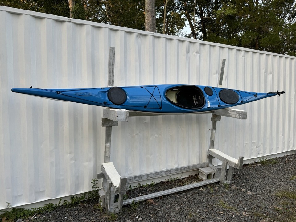 16’1" Zegul REVAL MINI LC A-Core 100% FIBERGLASS SEA KAYAK - BLUE | NEW ...
