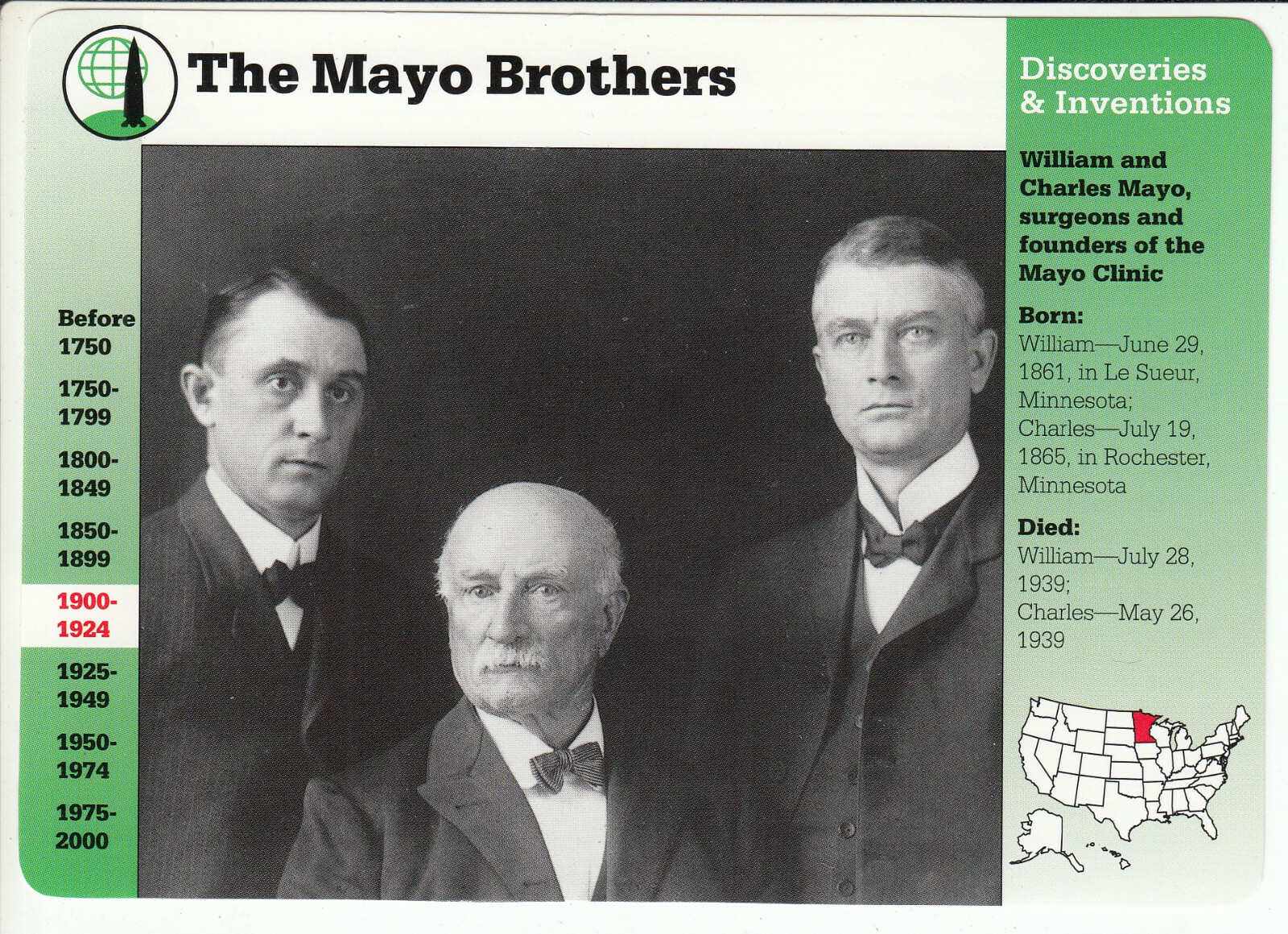 THE MAYO BROTHERS William Charles Clinic 1996 GROLIER STORY OF AMERICA ...
