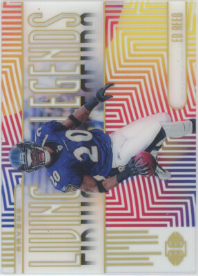 2019 Panini Illusions Living Legends Gold #LL-ER Ed Reed Ravens 331/399 ...