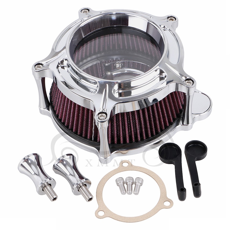 Clarity Air Cleaner Red Intake Filter For Harley Electra Road Street ...
