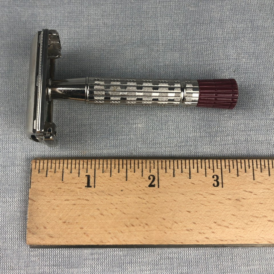 Vintage Gillette Razor 1955 Red Tip TTO Date code A4 Super Speed Safety ...