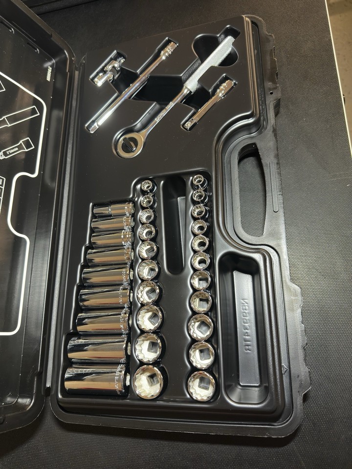 Blackhawk by Proto 3/8” Inch Drive 34 Piece Mechanic Socket Set - USA ...