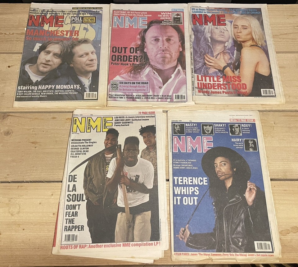 60 NME Magazine Bundle 1988 1989 1990 Retro New Musical Express Music ...