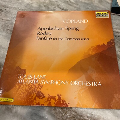 COPELAND LP APPALACHIAN SPRING TELARC DG-10078 NM/EX 1982 German Red ...