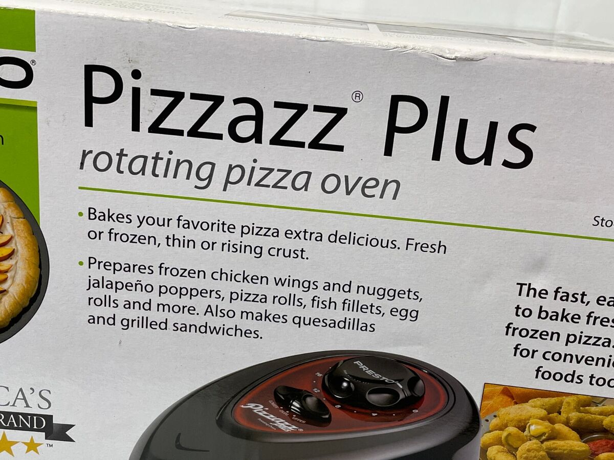 Presto Pizzazz Plus Nonstick Rotating Pizza Oven #03430 Presto Pizzazz Plus Nonstick Rotating Pizza Oven #03430