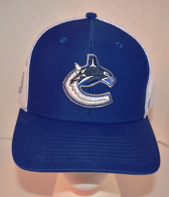 VANCOUVER CANUCKS 47 BRAND MESH BACK TRUCKER HAT FITTED SMALL/MEDIUM ...