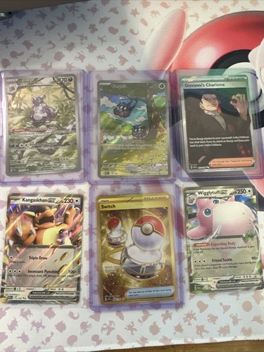 🔥Pokémon TCG: S&V 151 EX, Full Art Ultra Rare Holo und ex Karten, 6 ...