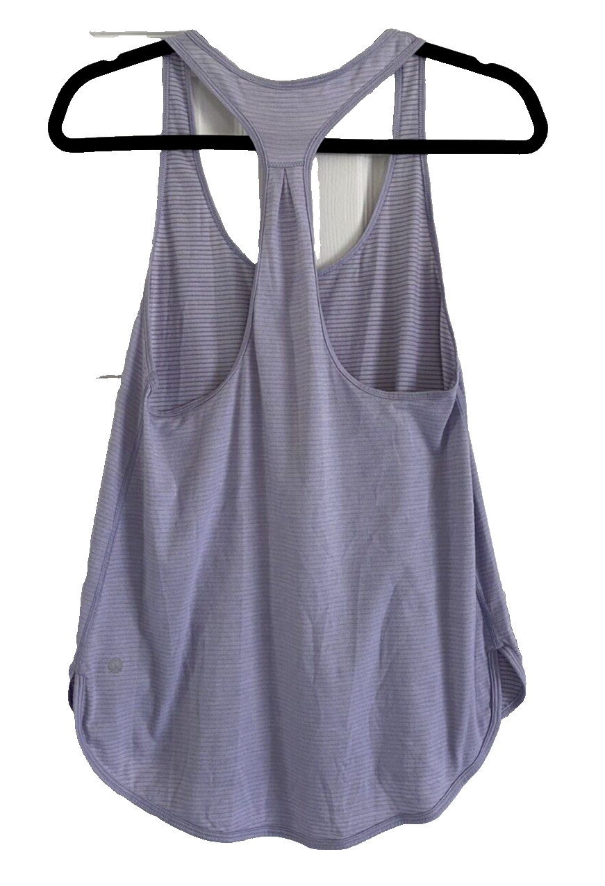 Lululemon Purple Racerback Tank Top Side Slit Size 6 | eBay