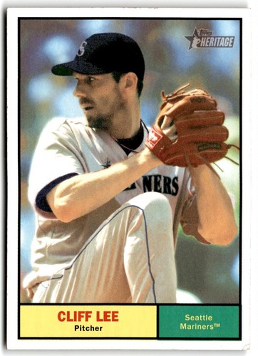 2010 Topps Heritage Cliff Lee Seattle Mariners #253 | eBay