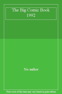 The Big Comic Book 1992 By No author | eBay