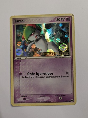 Carte Pokémon " Tarsal 61/106 " Holo Ex Émeraude Fr | eBay
