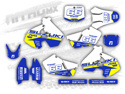NitroMX Graphics Kit for SUZUKI RM 250 1999 2000 Motocross Decals ...