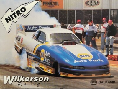 VRHTF NHRA COOL RARE "TIM WILKERSON NAPA AUTO PARTS NITRO FUNNY CAR ...