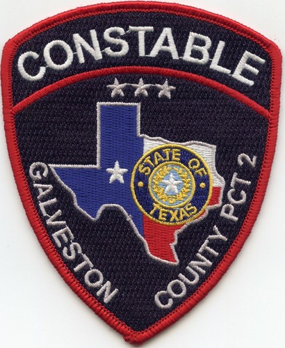 GALVESTON COUNTY TEXAS TX State Outline Precinct 2 CONSTABLE police ...