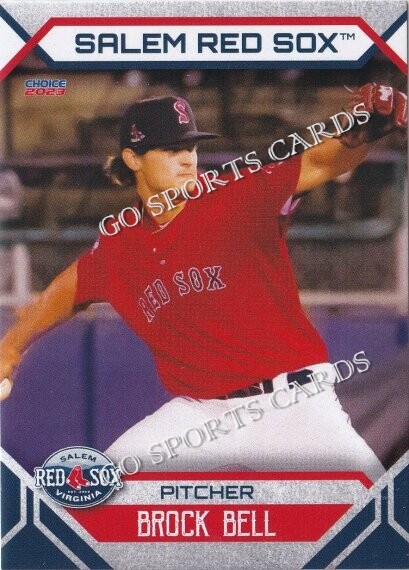 2023 Salem Red Sox Brock Bell RC Rookie Boston Minor League | eBay