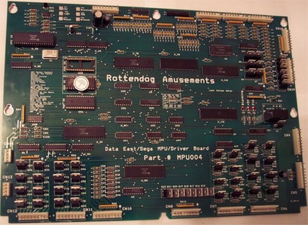 Rottendog Mpu004 MPU Board for Data East Pinball Machines for sale ...