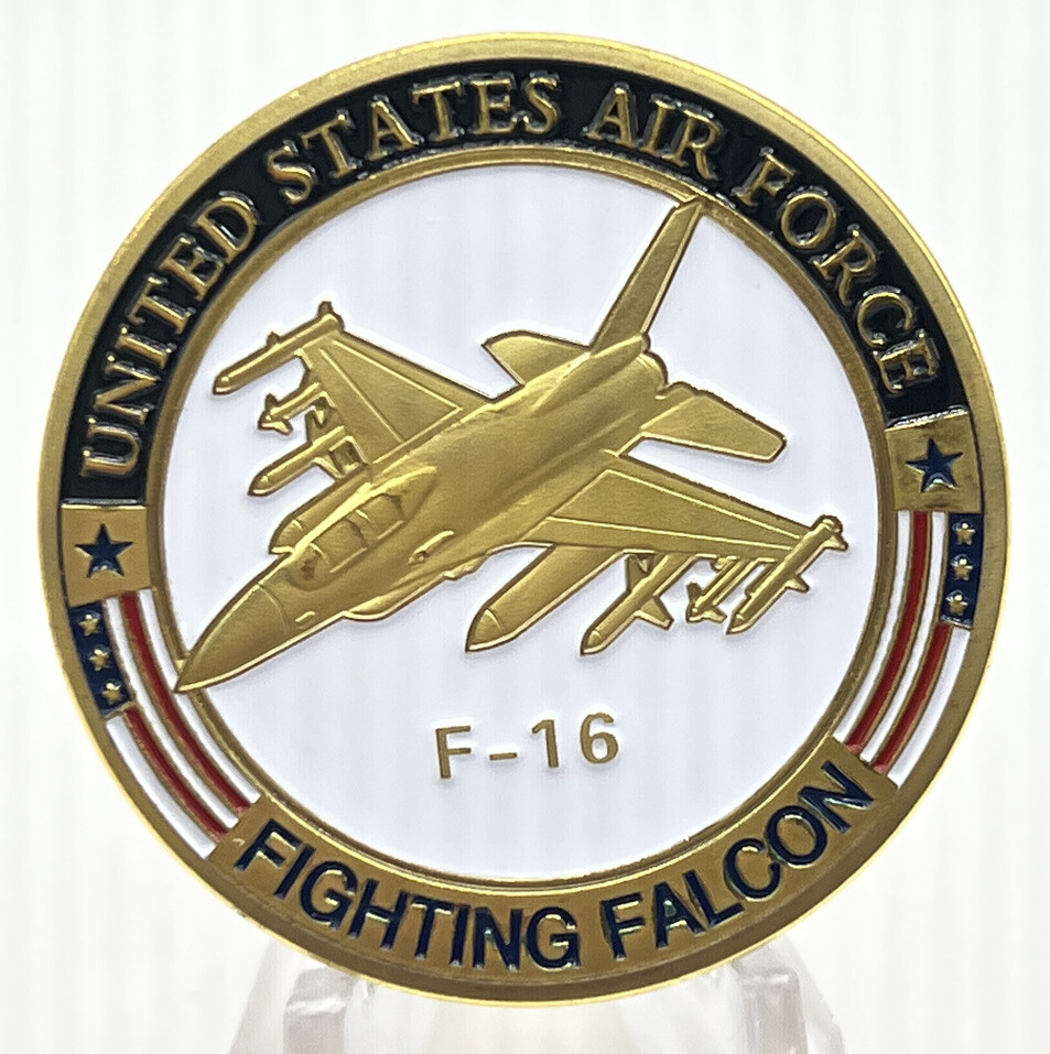 * US Air Force F-16 Fighting Falcon Challenge Coin New In An Airtight ...