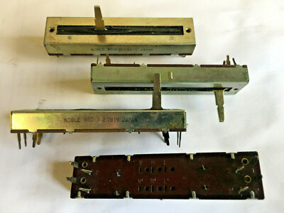 4 pcs Noble 50KΩ x2 Slider Pot HiFi Amp 50K Ohm Potentiometer NOS | eBay