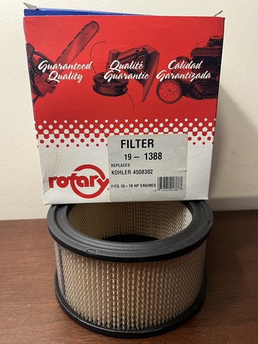 Rotary 19-1388 Air Filter Replaces Kohler 4508302 Fits 10-18 HP Engines ...