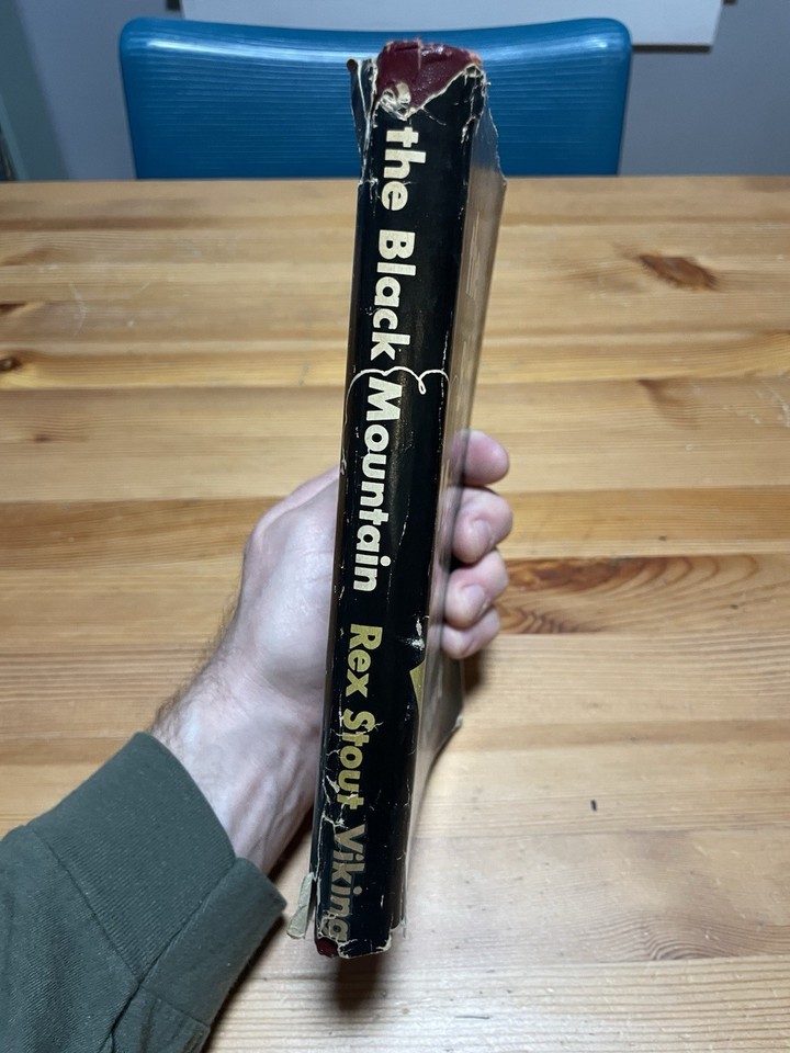 The Black Mountain Hardcover Rex Stout 1954 Viking Press Ex Library ...
