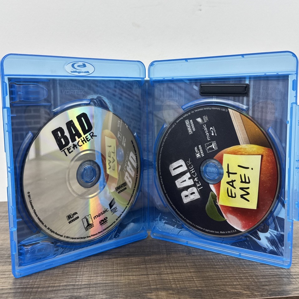Bad Teacher: Unrated (Blu-ray/DVD, 2011) Cameron Diaz, Justin ...