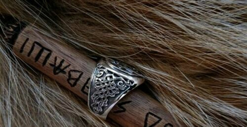 Men's Valkyrie Viking Signet Ring For Any Occasion In 935 Argentium ...