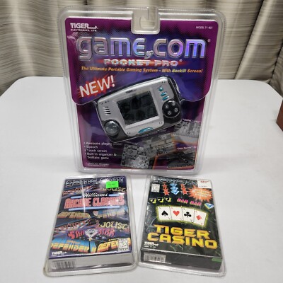 Tiger Game.Com Pocket Pro Handheld System 71-801 Bundle 2 Games | eBay