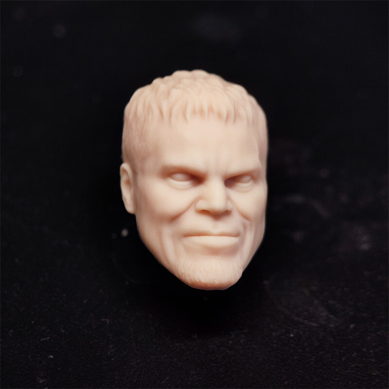 Blank 1/12 Scale The Boss Dru Zod Head Sculpt Unpainted Fit 6" ML ...