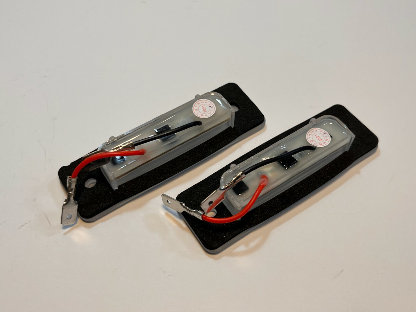 BMW E30 LED License Plate Lights x2 Set + SS Screws E12 E23 E24 E28