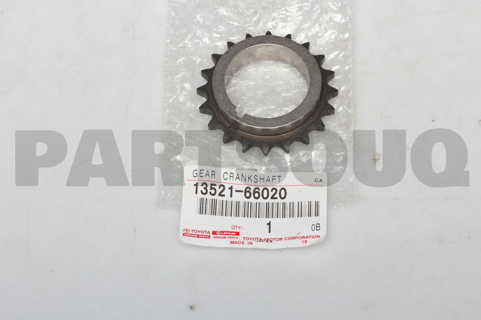 1352166020 Genuine Toyota GEAR OR SPROCKET, CRANKSHAFT TIMING 13521 ...