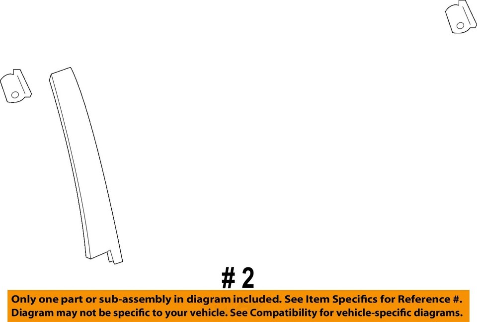 GM OEM 17-23 XT5 Rear Door Exterior Trim-Front Applique 23363734 | eBay