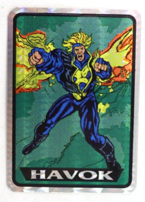 Marvel Masterpieces 1993 HAVOK Vending Machine Prism Sticker Card | eBay
