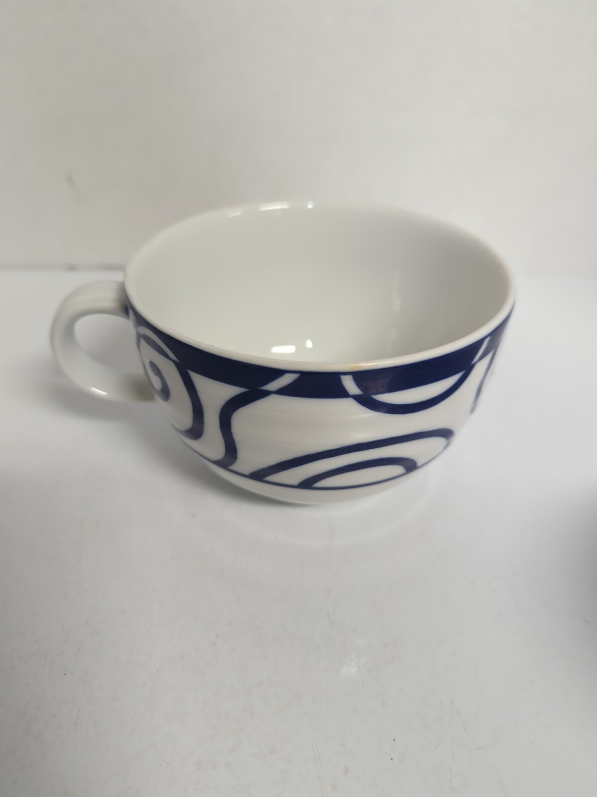 Crate Barrel Porcelain Cups Tea Coffee Spal Portugal Large 4 " Wide | eBay