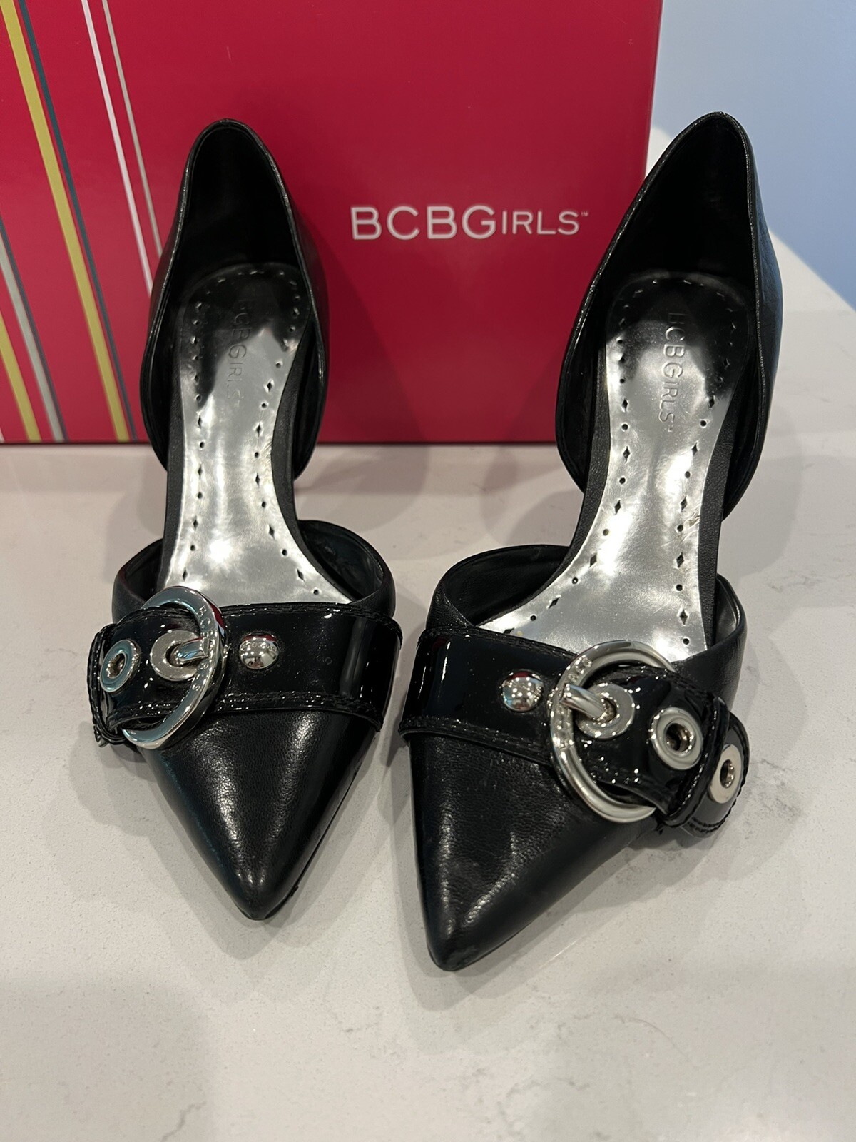 BCB Girls Lillia Pointed Toe Pumps - Gem