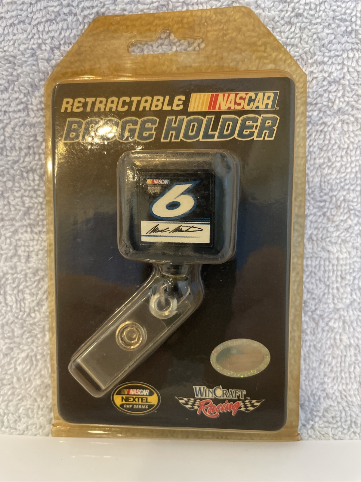 Retractable NASCAR Badge Holder - #6 Mark Martin #11 | eBay