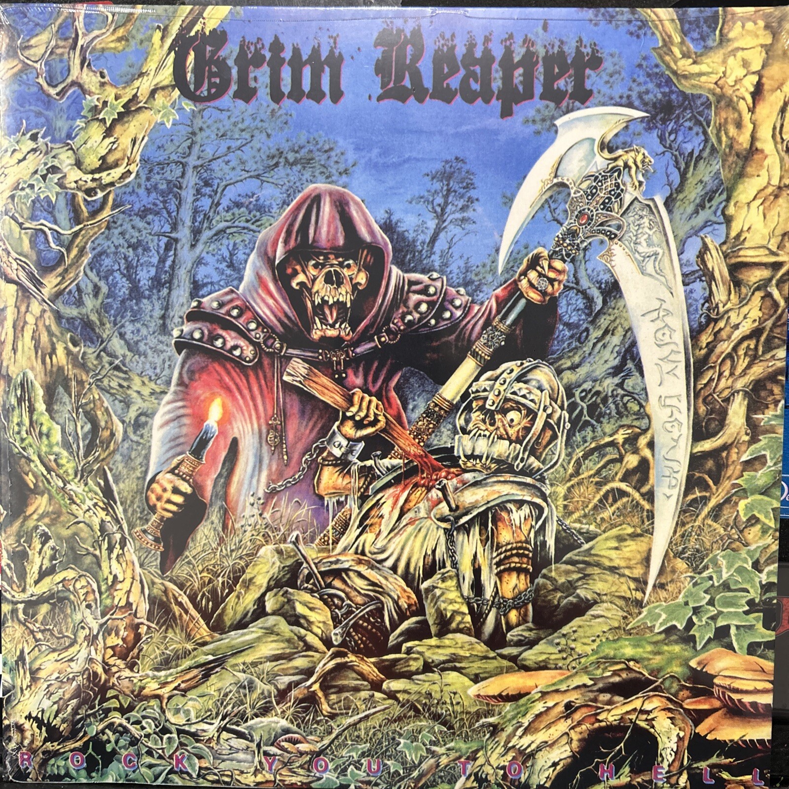 Rock You To Hell - Blue Vinyl by Grim Reaper (Record, 2022) 803341534636 | eBay