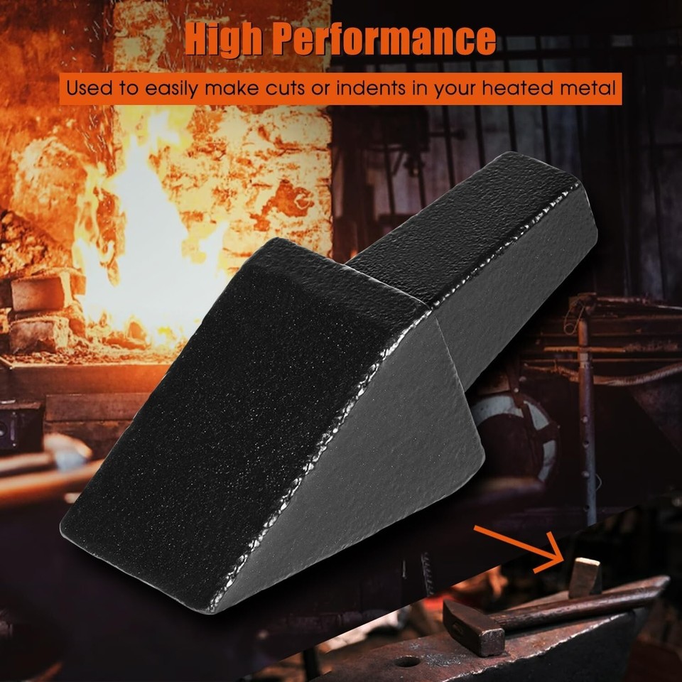 2 Inch Blacksmith Anvil Hardy Tool Blacksmithing Forging Hot Cut Tool ...