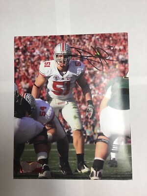 The Ohio State University Signed Ross Homan Vs. Oregon 8x10 | eBay