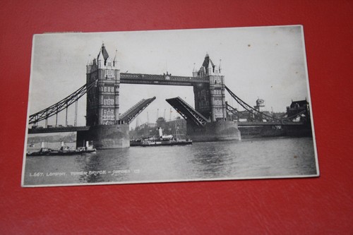 George VI postcard 1930's ,London, Tower Bridge & River Thames | eBay