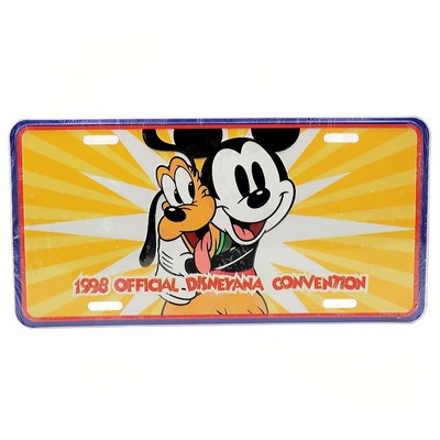 Disney 1998 Disinana Convention Mickey Pluto License Plate Wdw World ...