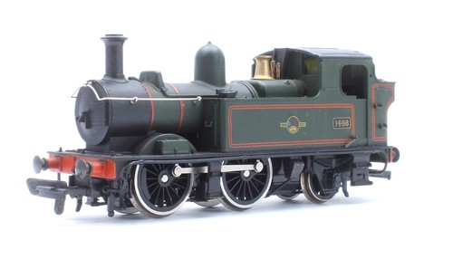 AIRFIX 'OO' GAUGE 54153 BR GREEN 0-4-2T CLASS 14XX #1466 LOCOMOTIVE ...