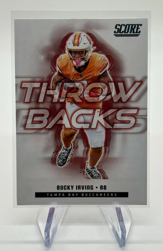 2025 Score Bucky Irving Throw Backs #23 Tampa Bay Buccaneers | eBay